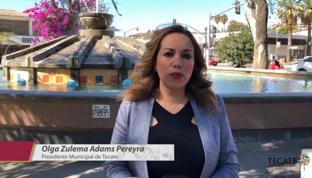 “Manifestantes no eran de Tecate”, responde alcaldesa Zulema Adams ...