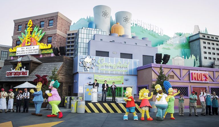 El espíritu de Springfield se vive en Universal Studios Hollywood ...