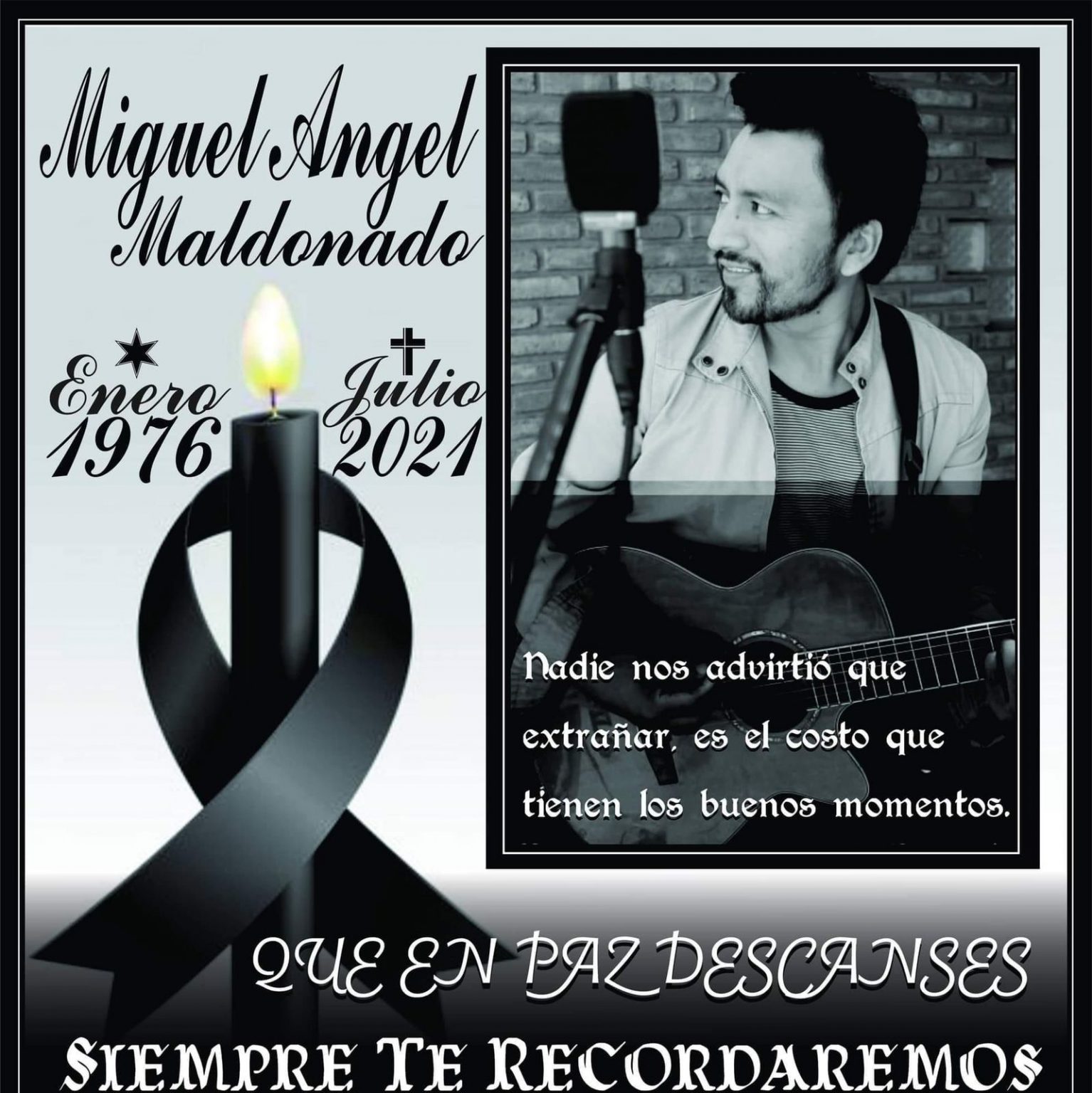 Muere en Rosarito el músico Miguel Ángel Maldonado - Semanario ZETA