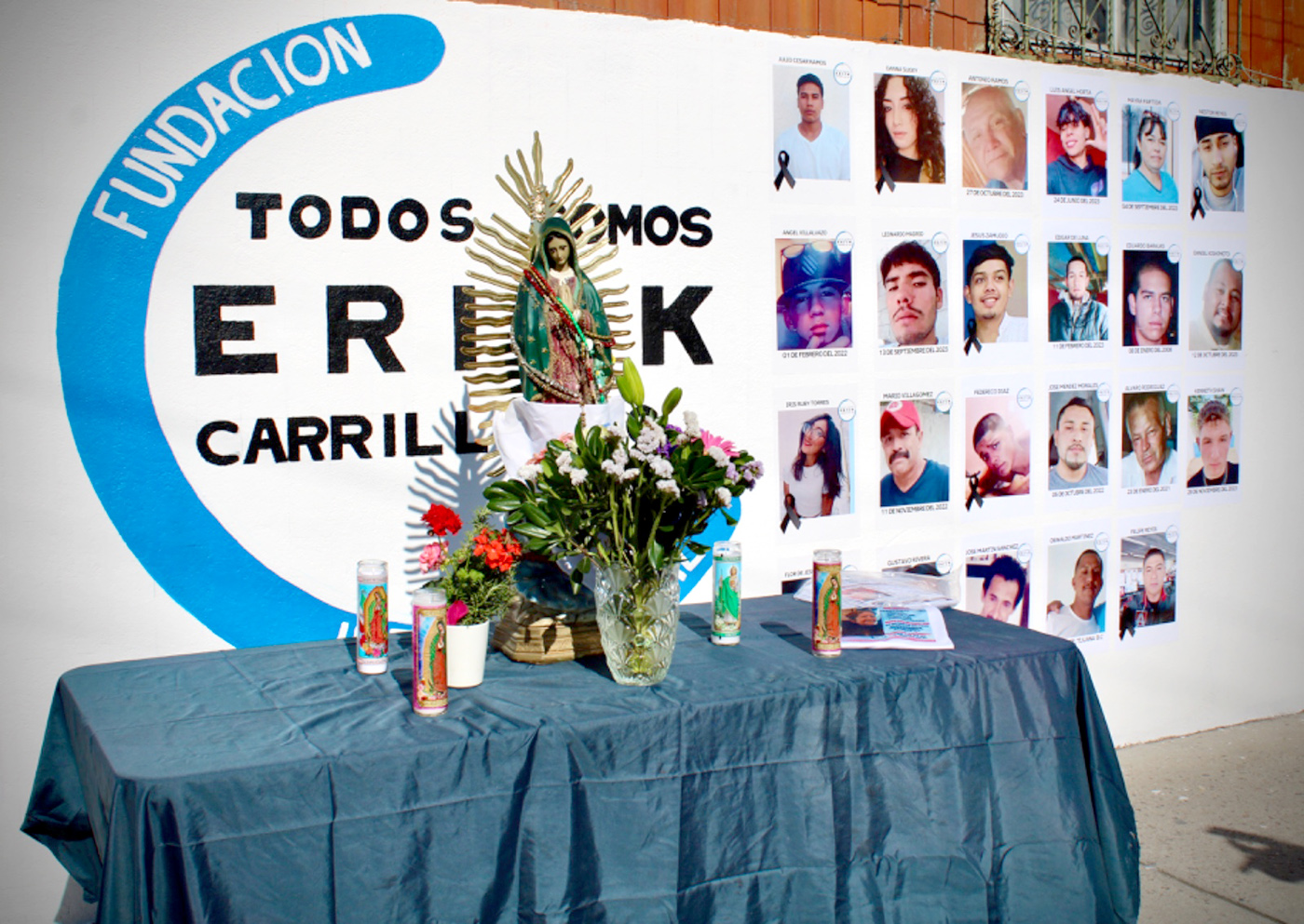 Todos Somos Erick Carrillo crea Muro de la Esperanza para Nuestros ...
