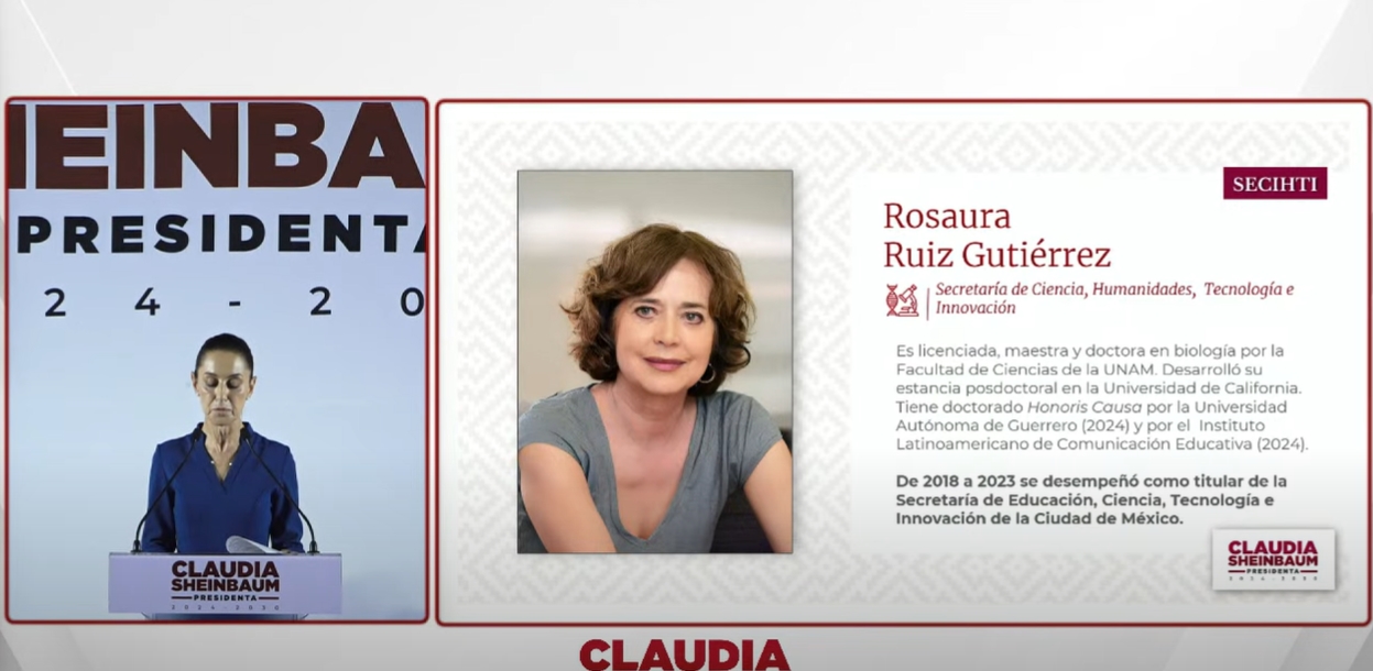 ¿QUIÉN ES ROSAURA RUIZ GUTIÉRREZ? PRÓXIMA SECRETARIA DE CIENCIA Y ...
