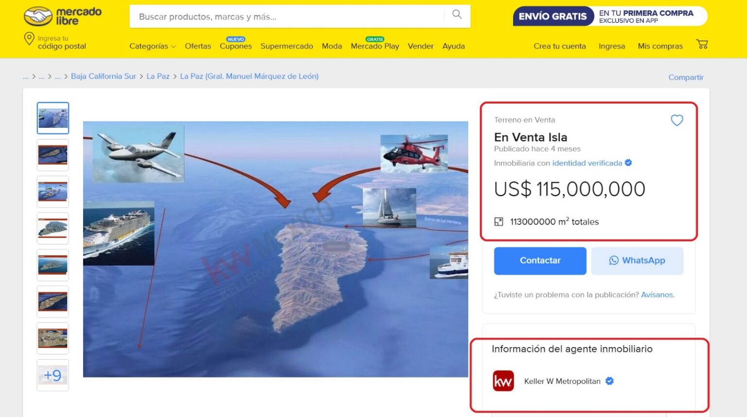 Mercado Libre: BCS pone en venta la Isla Cerralvo en La Paz - Semanario ZETA