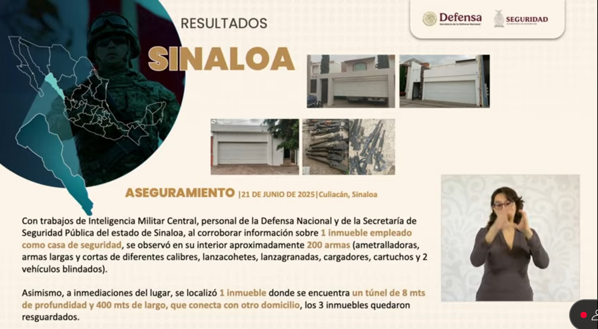 Hallan Túnel De 400 Metros Que Conecta Casas En Culiacán Revela