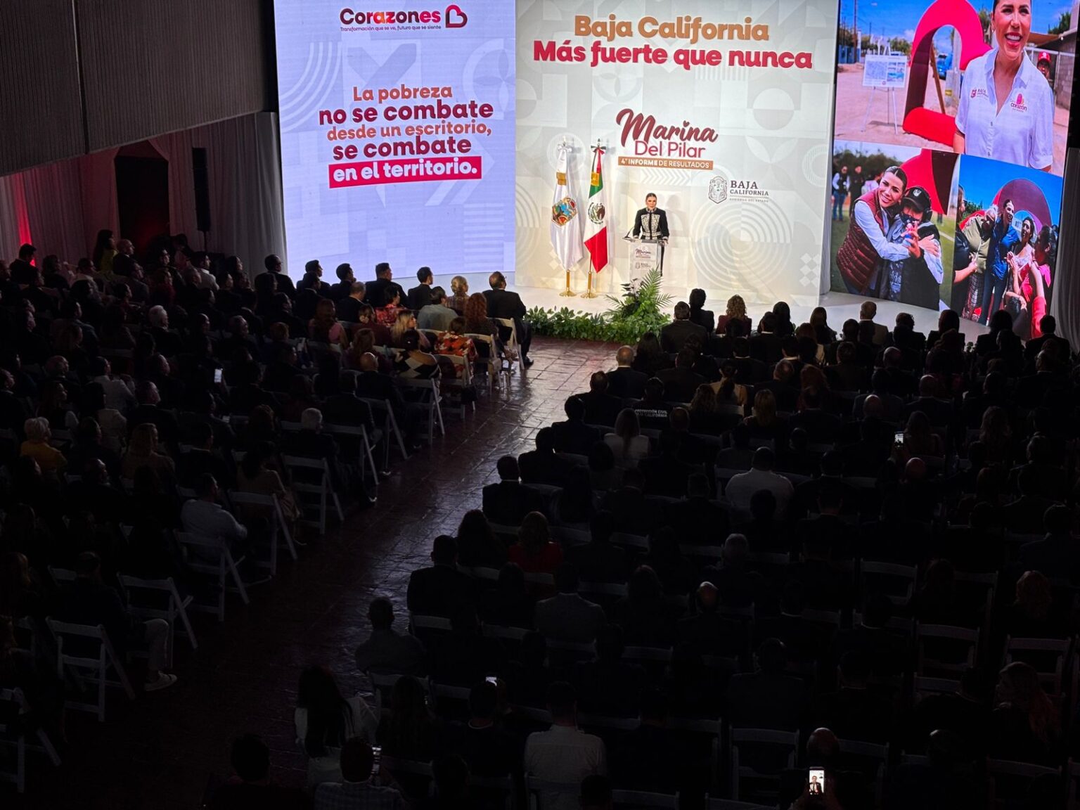 Gobernadora rinde 4 informe sin ciudadanía; anuncia próxima gratuidad ...