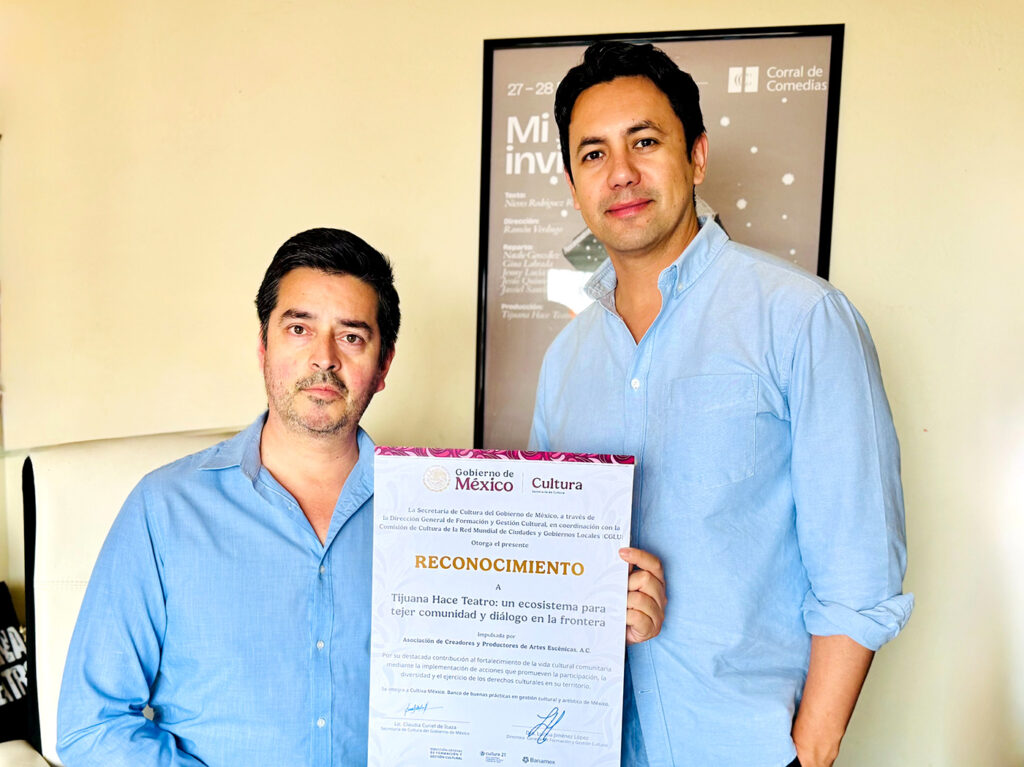 Reconocimiento a Tijuana Hace Teatro - Semanario ZETA