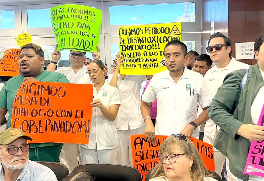 “Es ya insostenible, las carencias se agudizan”: trabajadores de IMSS ...
